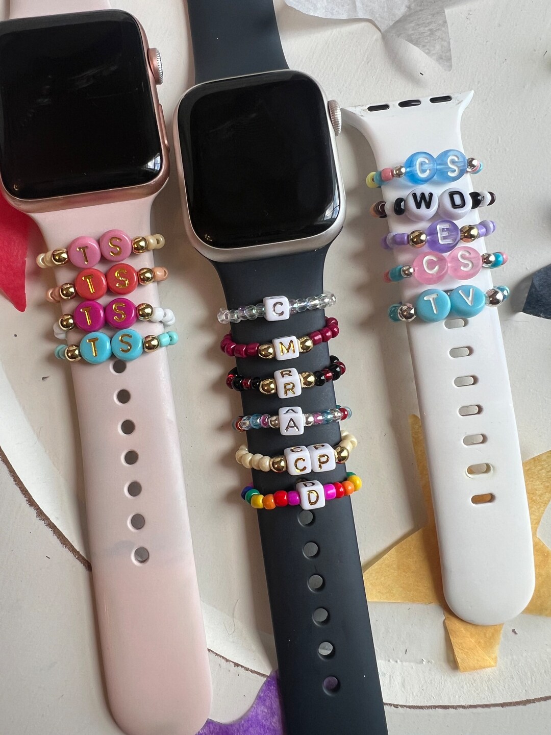 TS Watch Charms Set 2 of 2| Watch Band Charms | Smart Watch Accessories ...