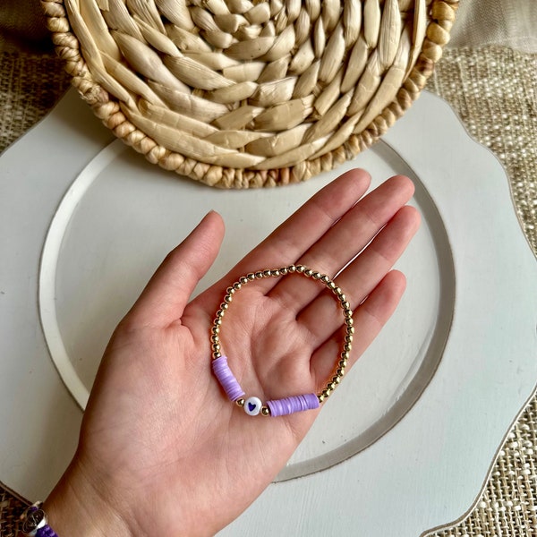 Preppy Pink Heart Bracelet - Etsy