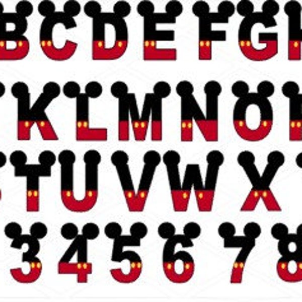 Mickey Mouse Clubhouse Font - Etsy