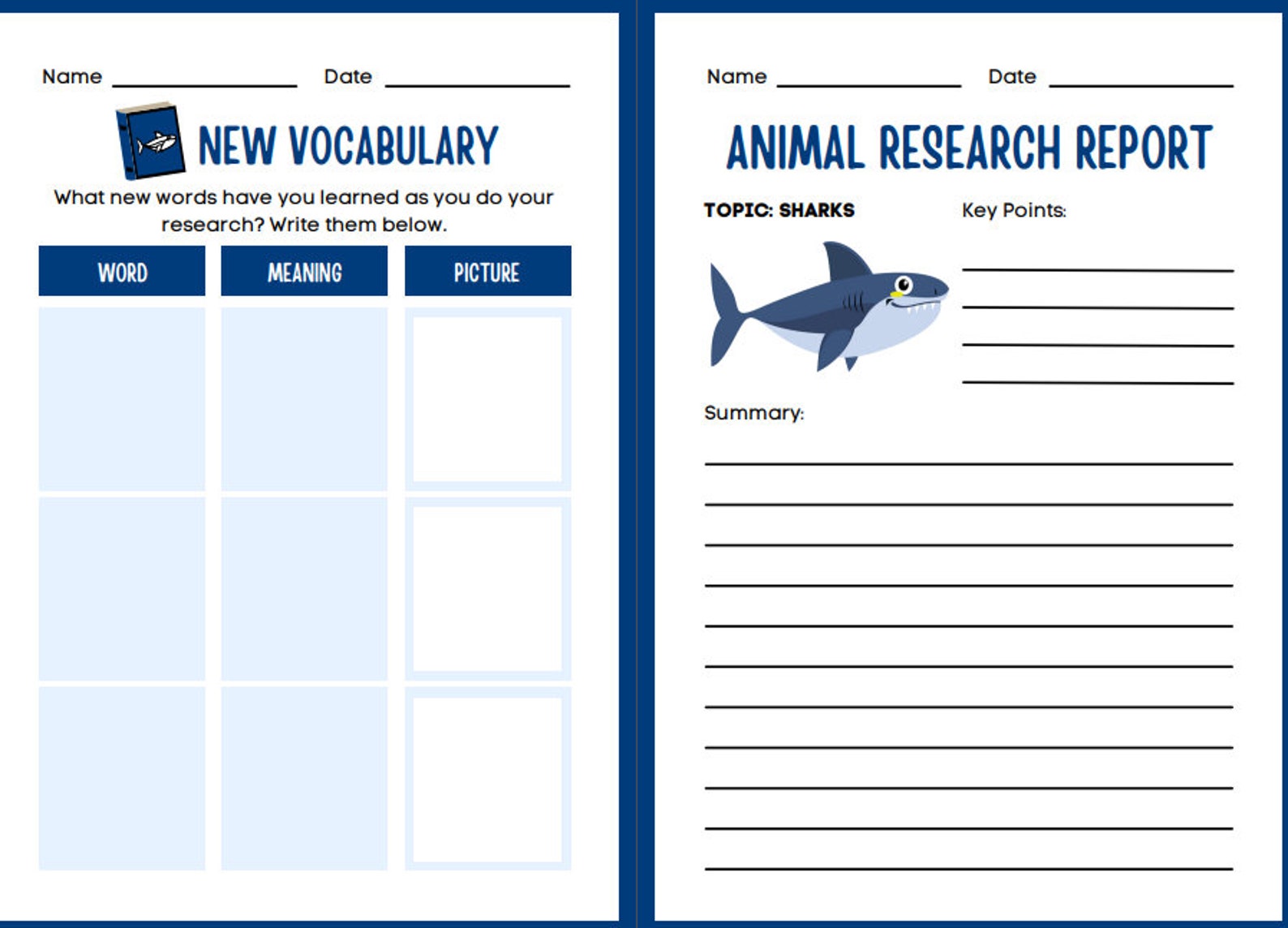 Science Worksheets for Kids Homeschool Worksheets Science Research ...