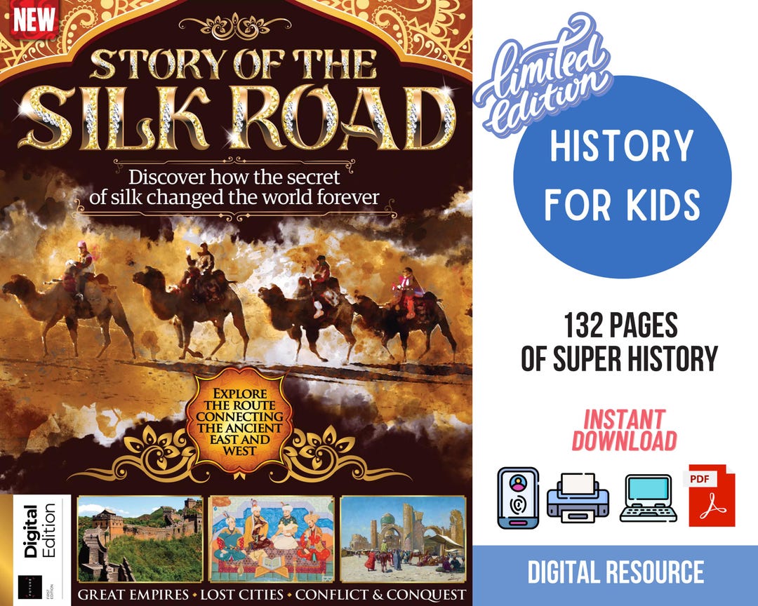 The Silk Road History Kids Printable History Homeschool Resource, World ...