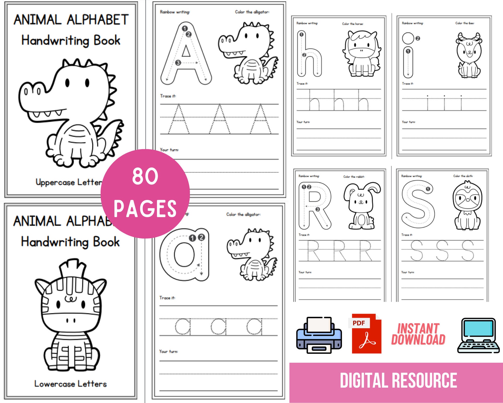 Cute ABC Toddler Worksheets Homeschool Preschool Worksheets ABC Toddler ...