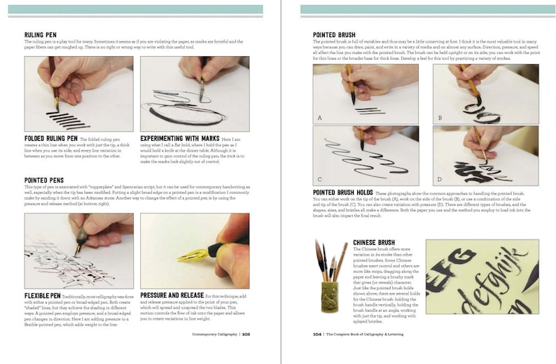 How to Calligraphy Lettering Handwriting Step by Step Calligraphy ...