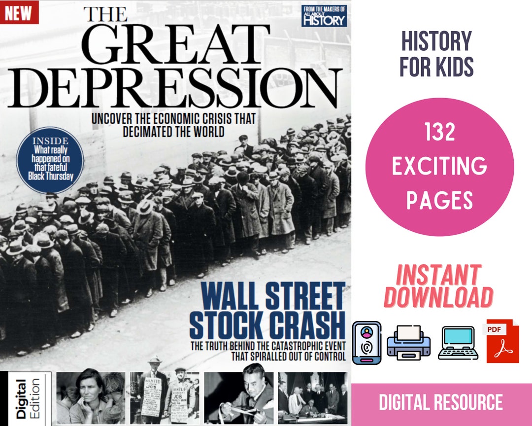 Great Depression History for Kids History Homeschool Resource Social ...