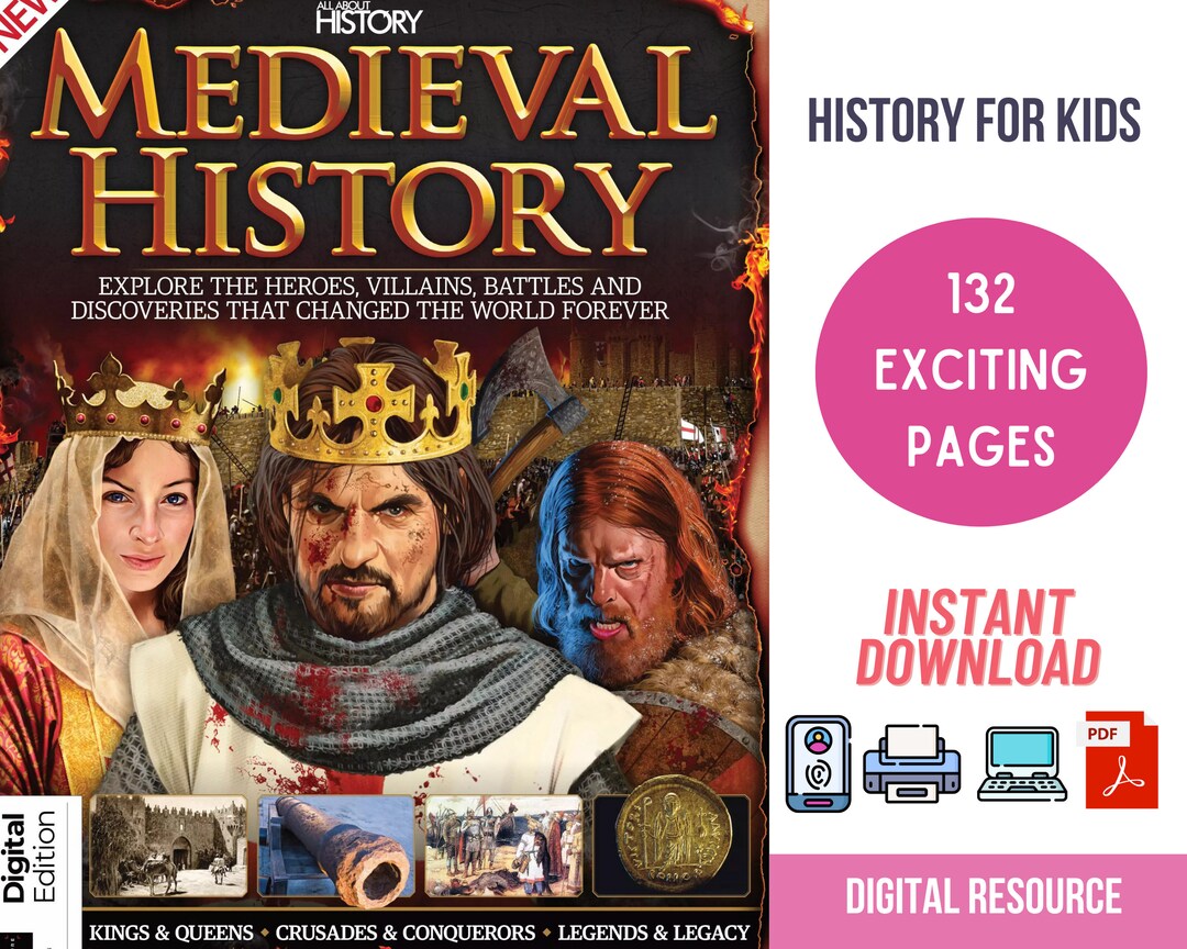Medieval History for Kids, Homeschool Resource (PDF) - Etsy