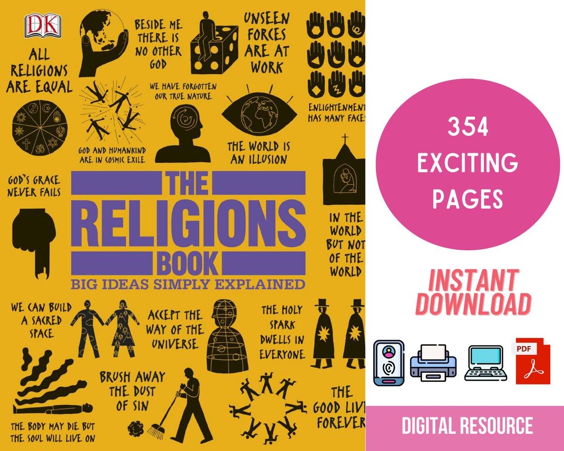 All About Religion for Kids Resource, Kids Religion Book, Homeschool ...