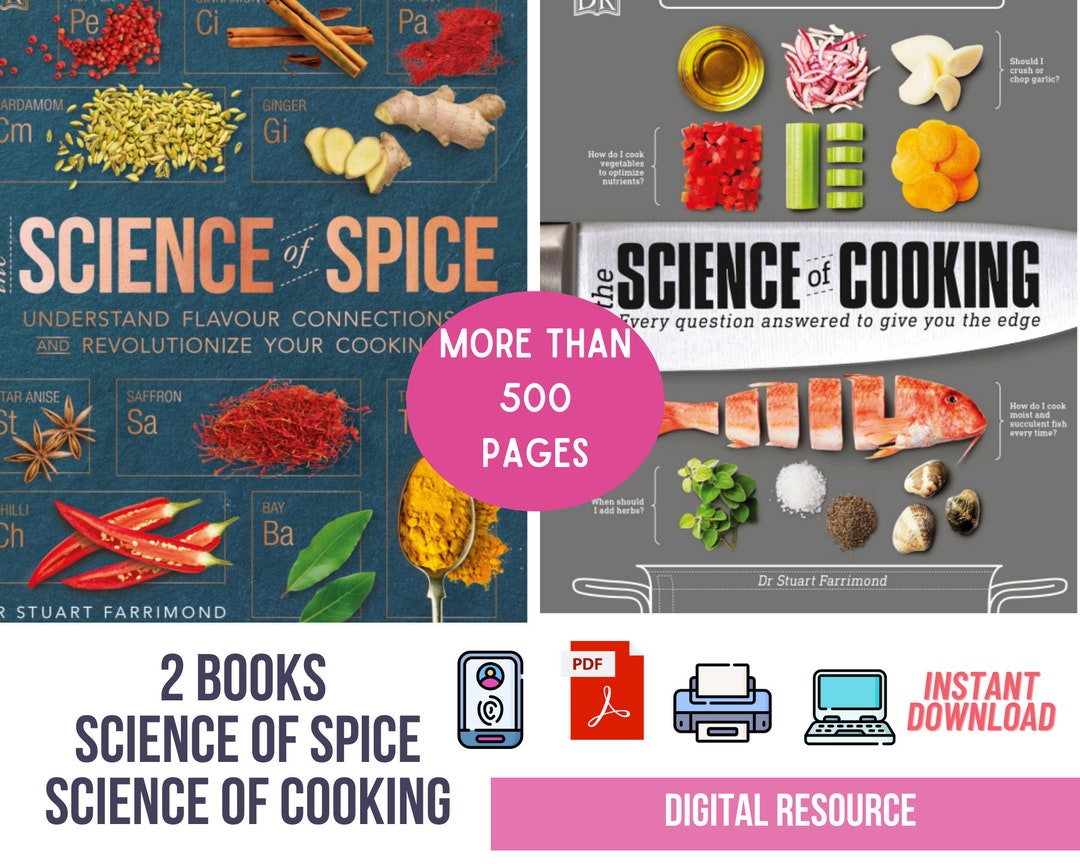 Science of Cooking and Science of Spice, Science Book for Kids Cook ...