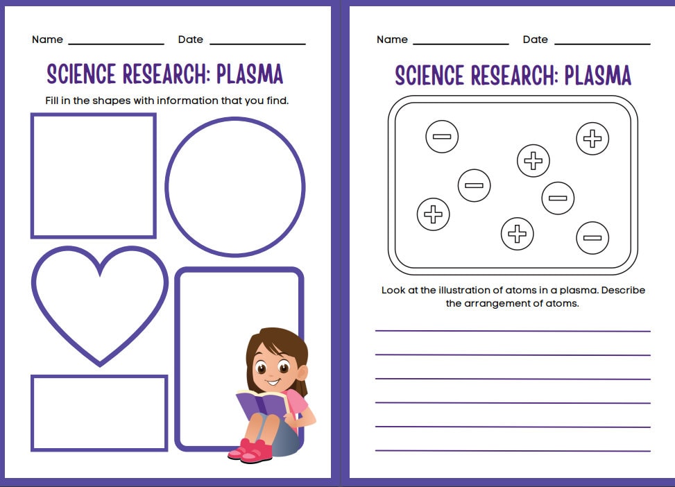 Science Worksheets for Kids Homeschool Worksheets Science Research ...