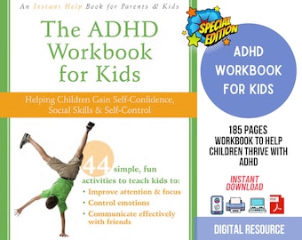 ADHD Workbook for Kids - Etsy