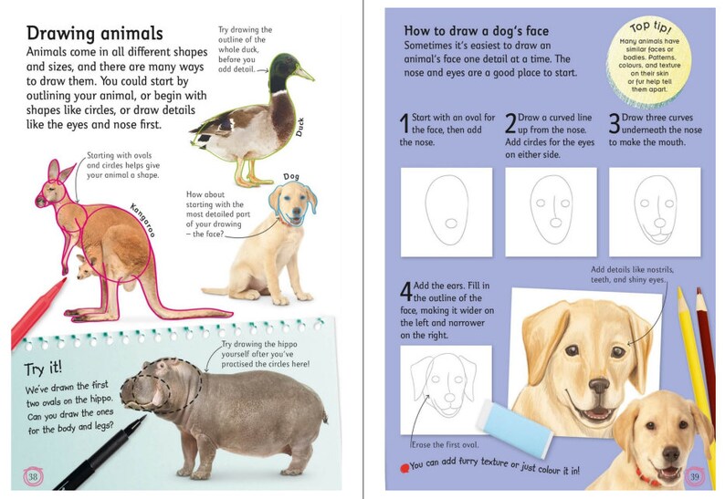 How to Draw Book for Kids Art Homeschool Printable Worksheets, Kids ...