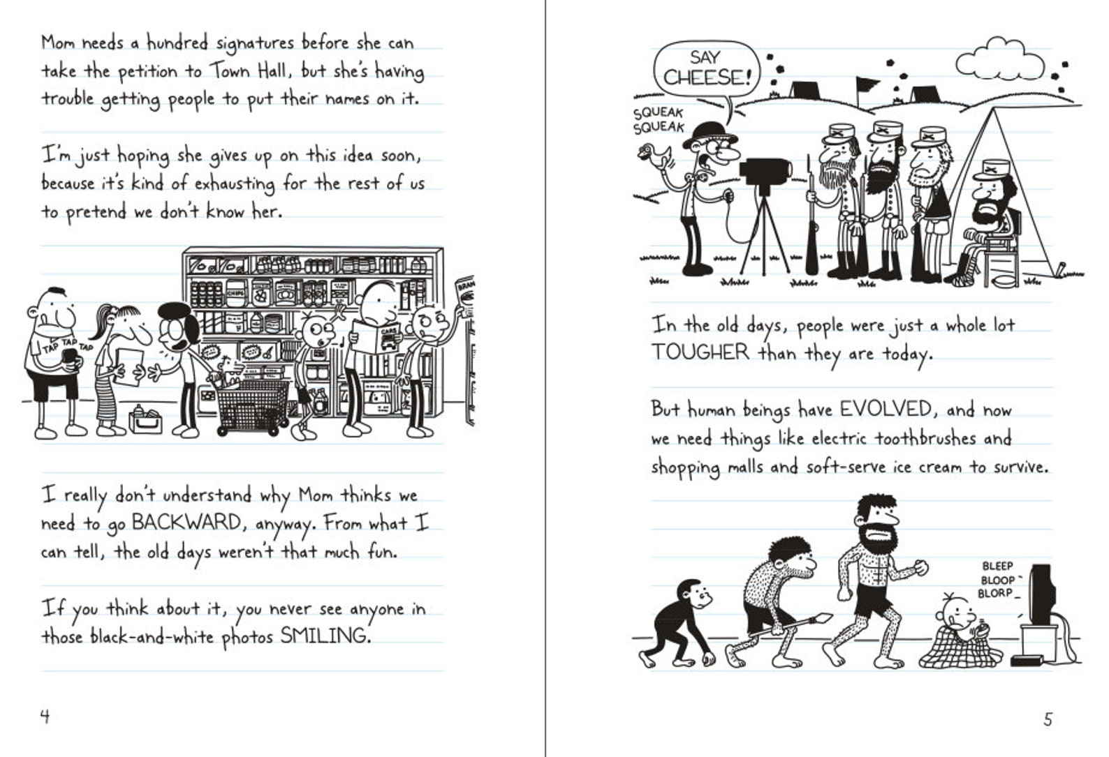 Diary of a Wimpy Kid Book Series, Story Book for Kids, Printable Book ...