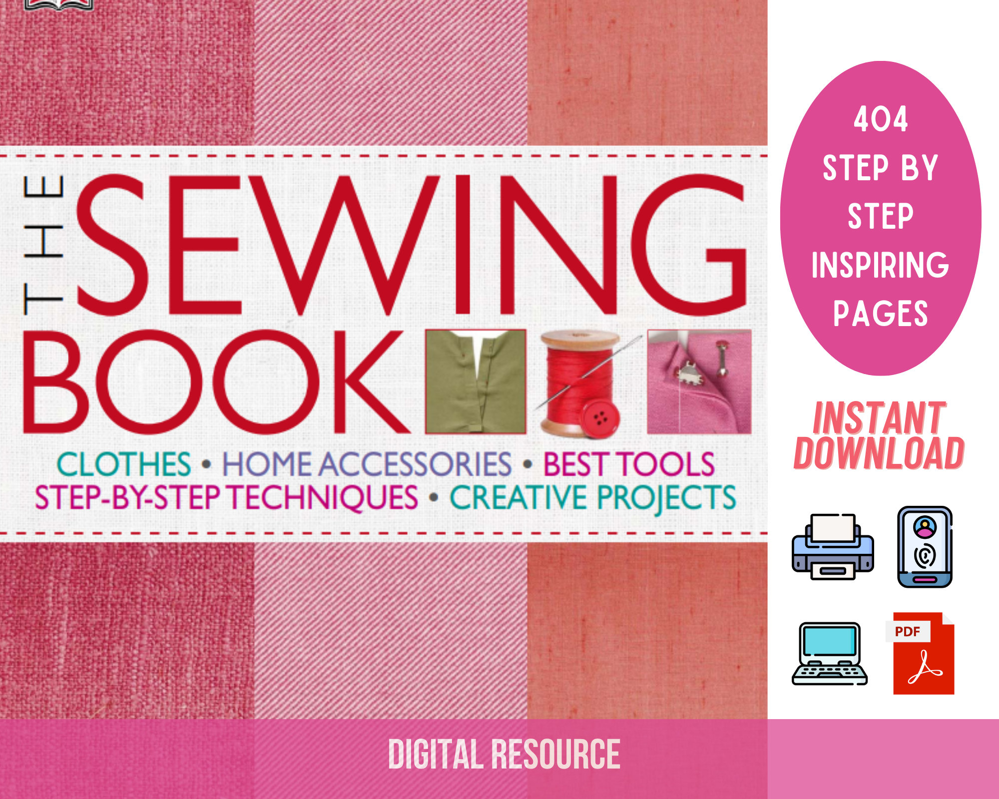 Sewing Guide Ebook: Step-by-step Sewing Projects (PDF Pattern) - Etsy