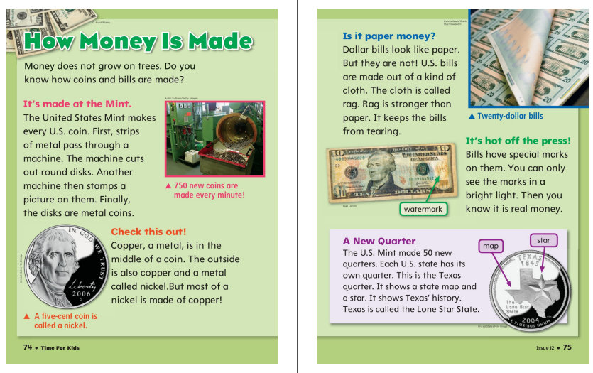 TIME Magazine for Kids, Stories for Young Reader Books Learning English ...