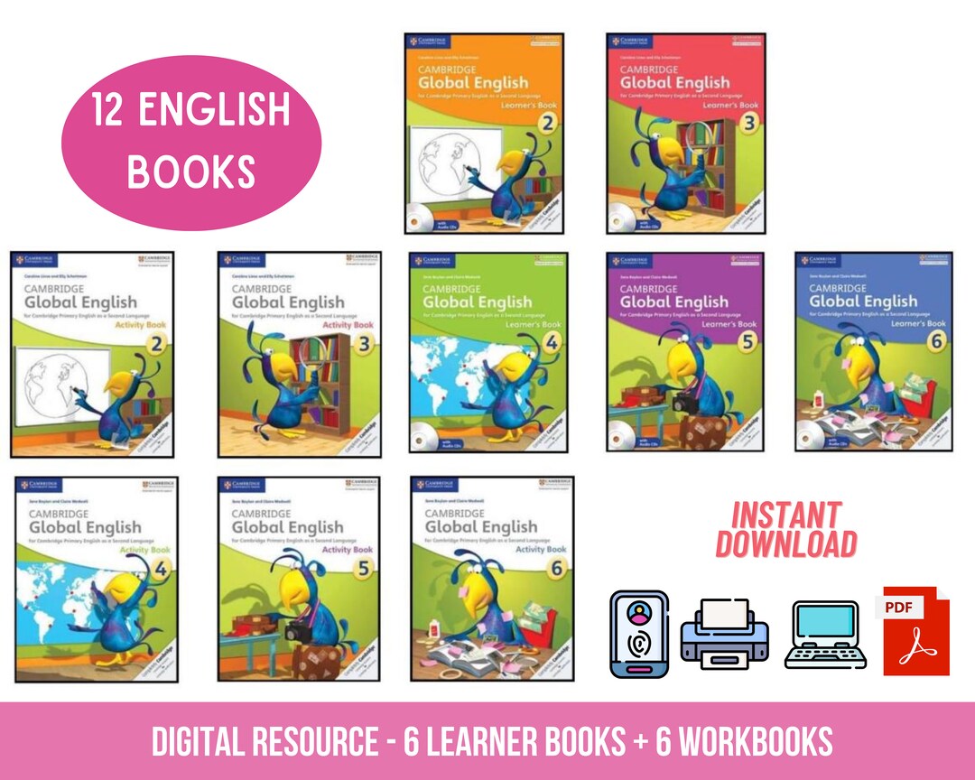 Global English Primary School Books, ESL Workbooks (PDF Download) - Etsy