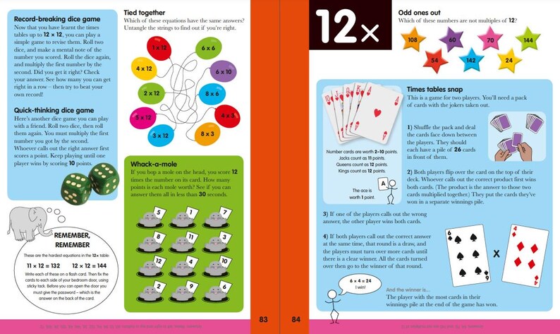 Help Your Kids Learn Times Tables Multiplication Printable Times Table ...