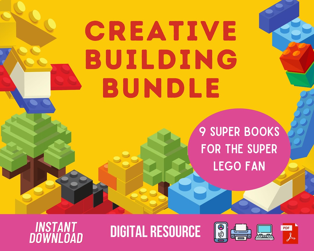 STEM Build Bundle for Kids, Brick Fun Projects, Brick Activities for ...