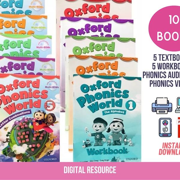 Phonics Learning Set - Etsy