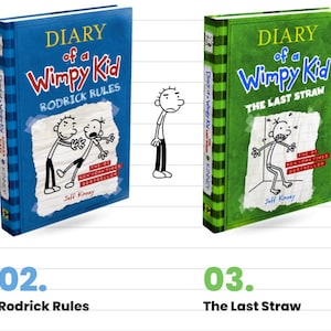 Diary of a Wimpy Kid Book Series, Story Book for Kids, Printable Book ...