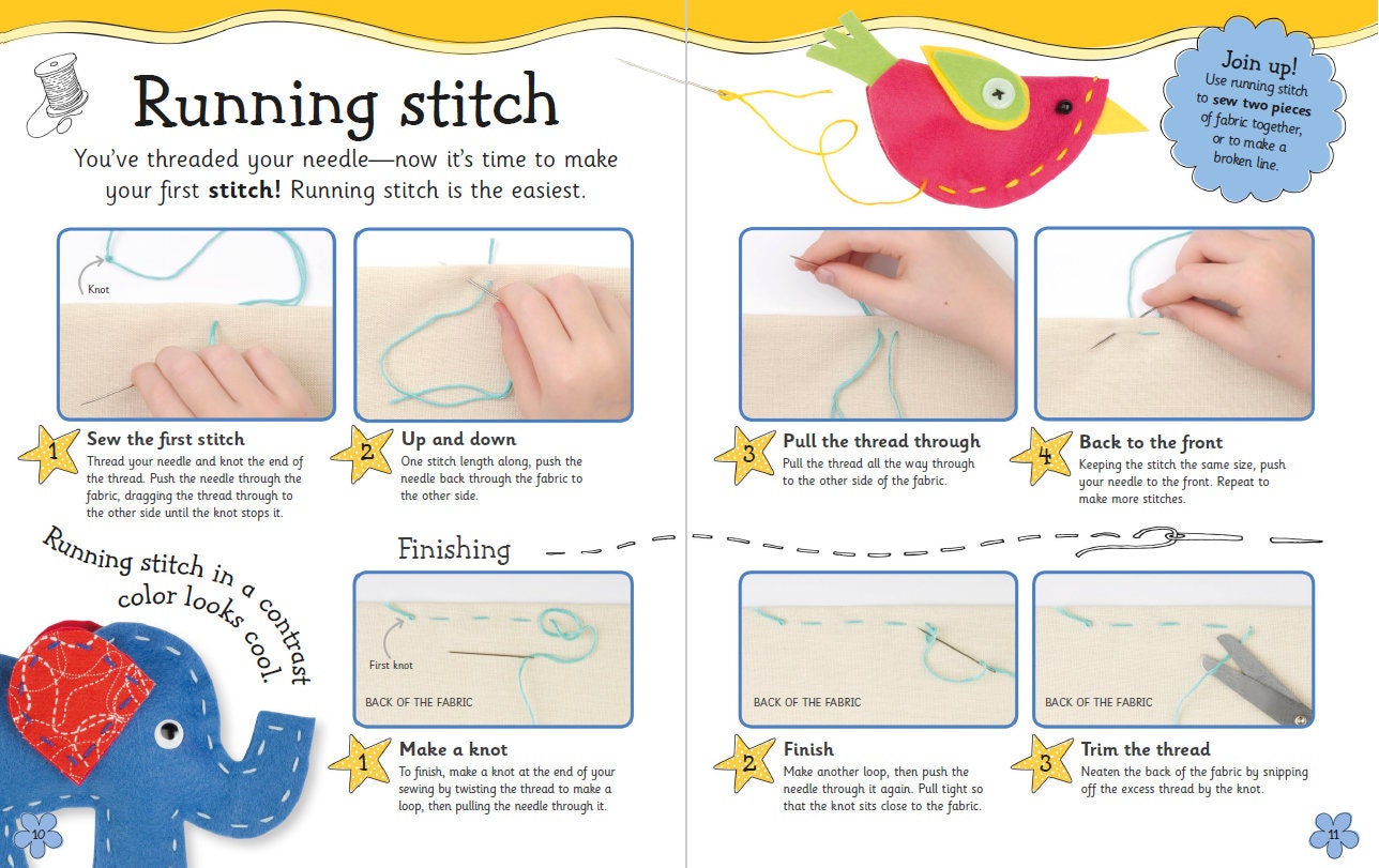 Sewing Projects for Kids: Learn to Sew Activity Book (PDF) - Etsy