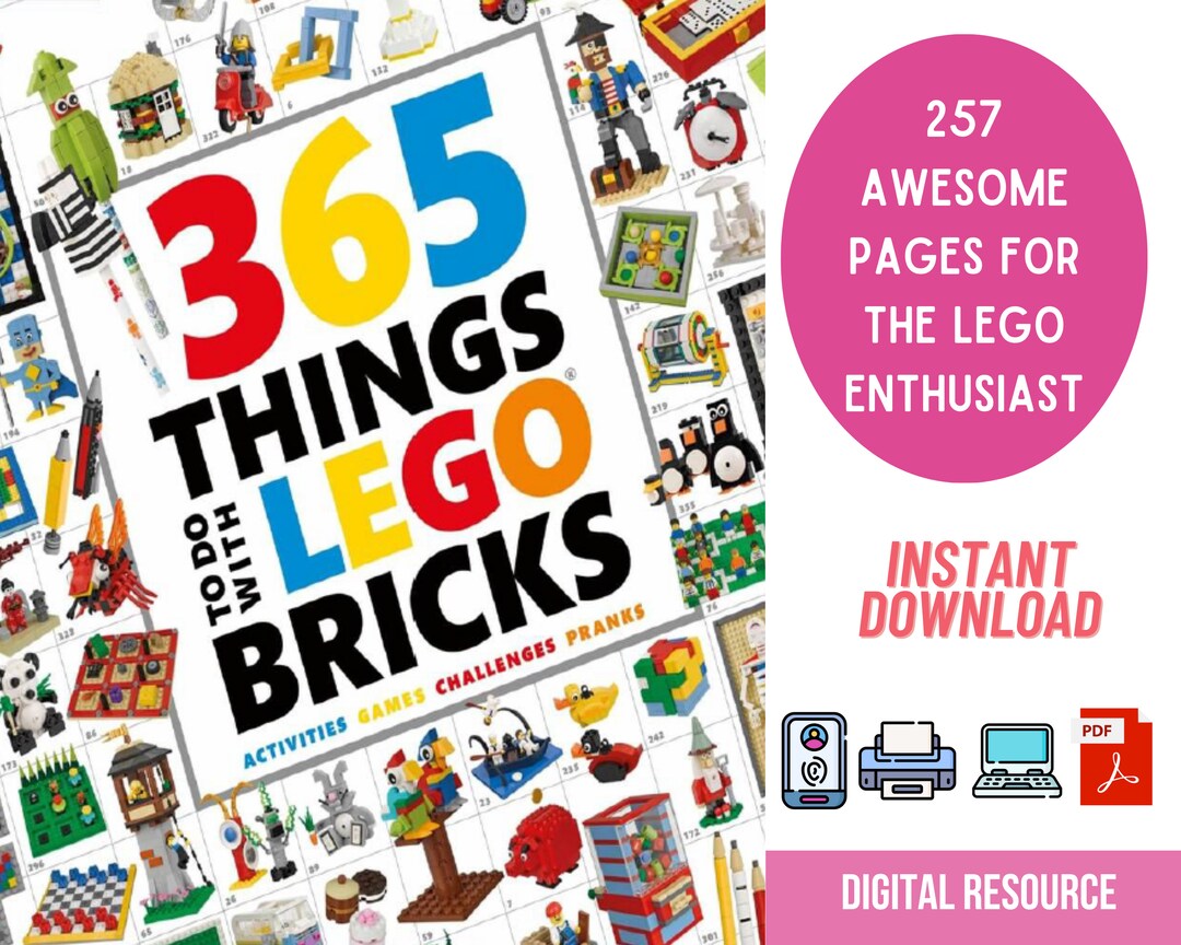 365 Brick Ideas Book for Kids, Building Projects, Homeschool Ideas ...