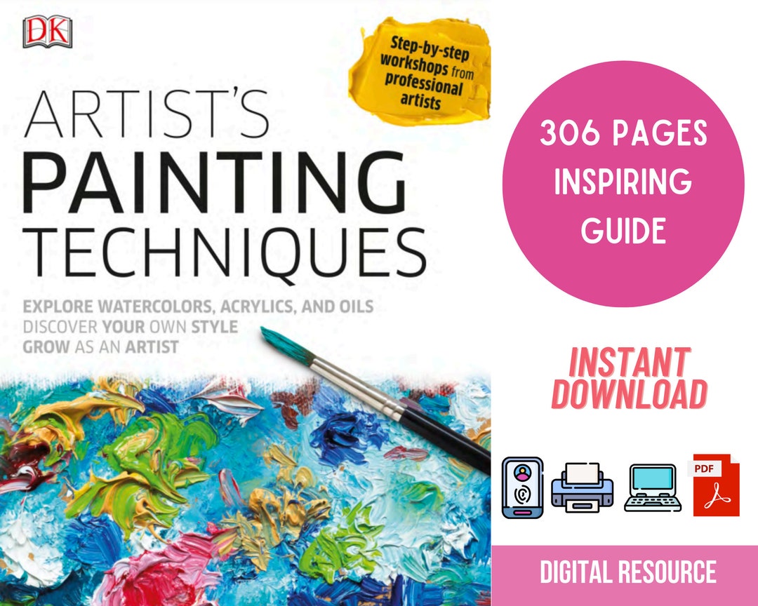 Painting Art Book, Activities Kids Art Guide Homeschool Art Book ...
