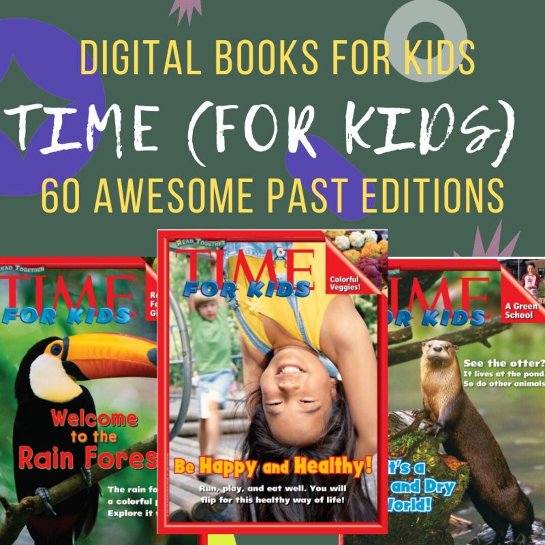 TIME Magazine for Kids, Stories for Young Reader Books Learning English ...