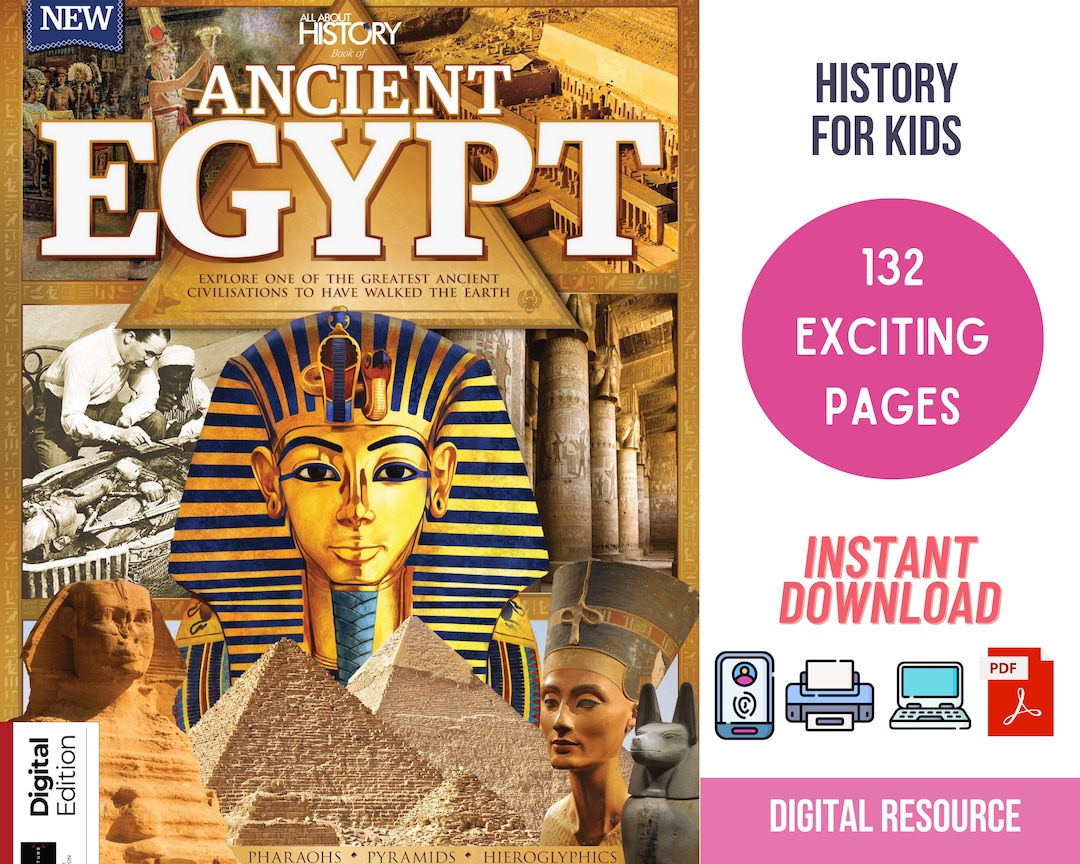 Ancient Egypt Ebook for Kids, History Lessons (PDF) - Etsy