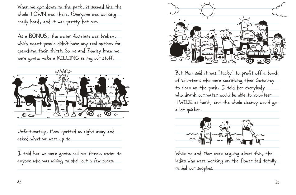 Diary of a Wimpy Kid Book Series, Story Book for Kids, Printable Book ...