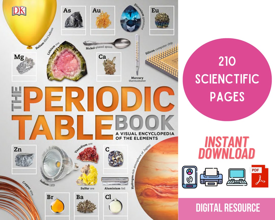Periodic Table for Kids, Printable Science Books for Kids Science ...