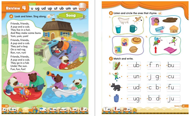 Phonics Children Book Set for Kids Language Learning Reading - Etsy