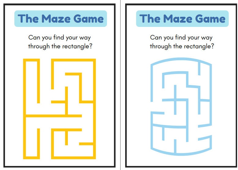 Printable Maze Worksheets for Kids Worksheets Kindergarten English ...