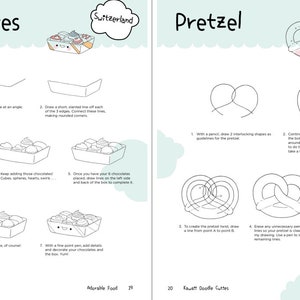 How to Draw Kawaii Doodles, Cute Art Printable Worksheets Art Digital ...