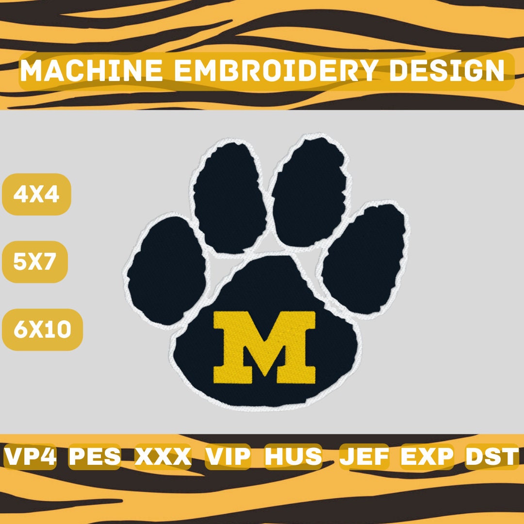 Mizzou Embroidery Design - Etsy