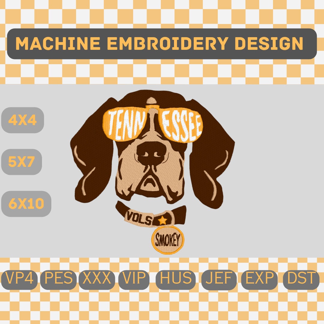 Tennessee Volunteers Embroidery File - Etsy