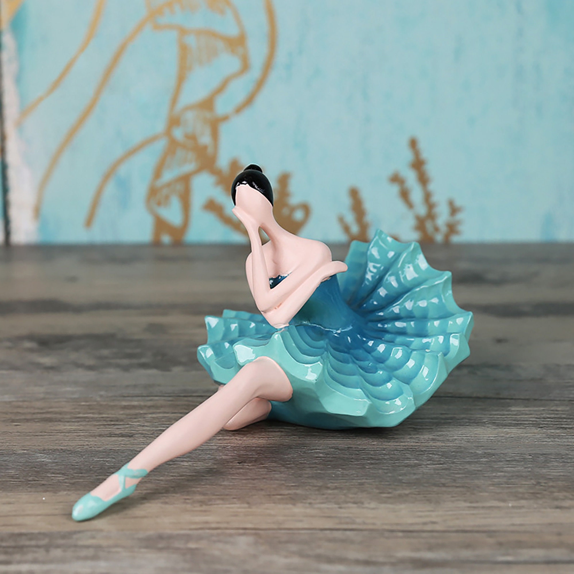 Ballet Girl Sculpture Minimalist Ballet Dancer Figurine Modern - Etsy