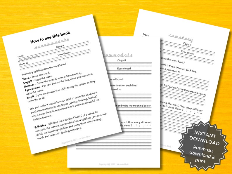 Year 5 and 6 Statutory Spellings. Printable Spelling Activities for ...