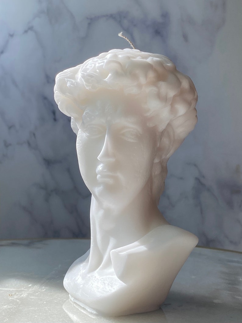 David Statue Candle - Etsy