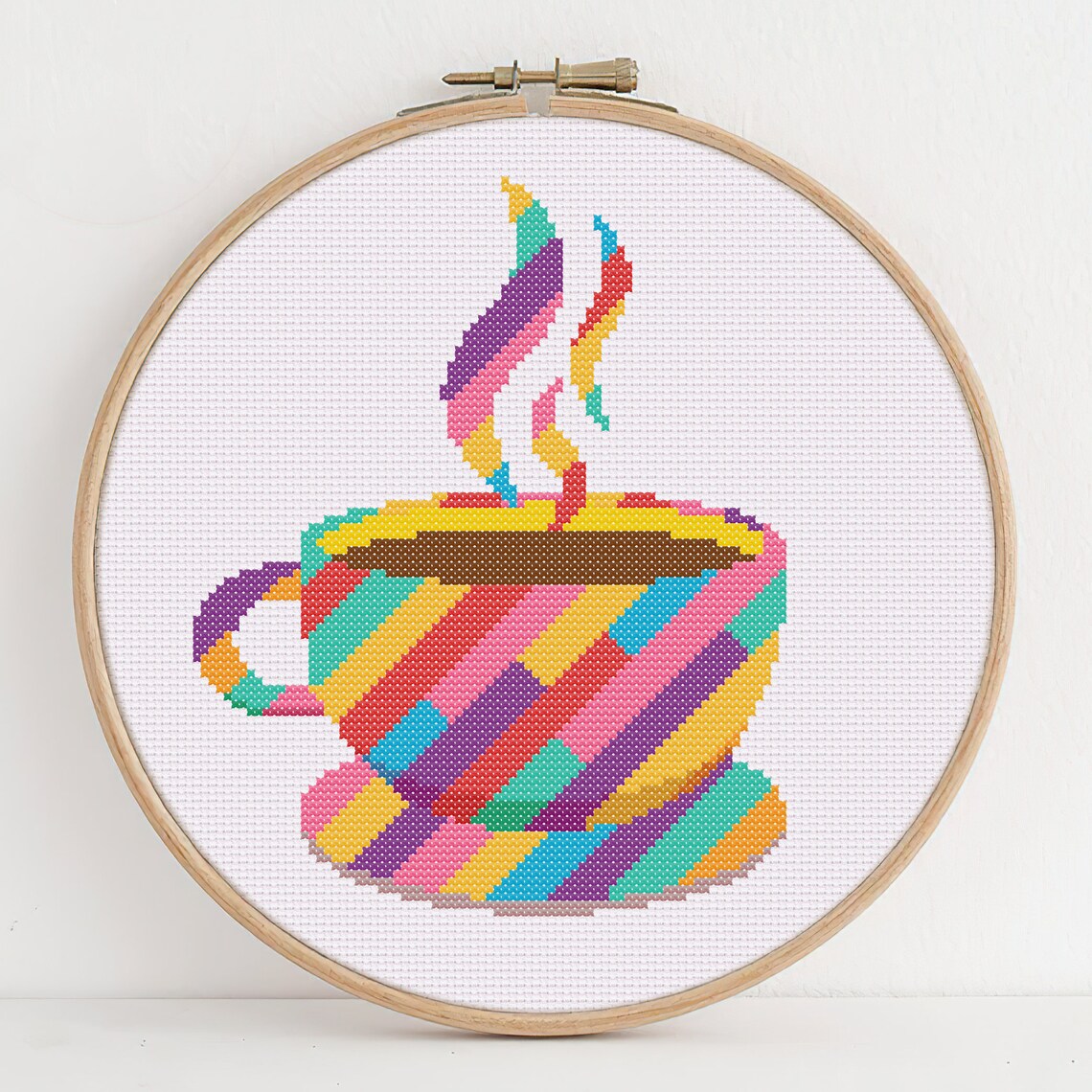 Geometric Java Cross Stitch Pattern - Etsy