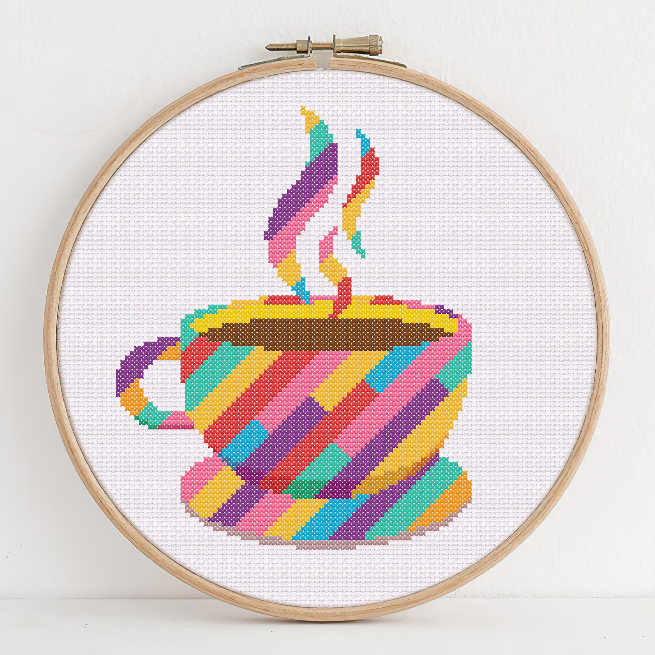 Geometric Java Cross Stitch Pattern - Etsy