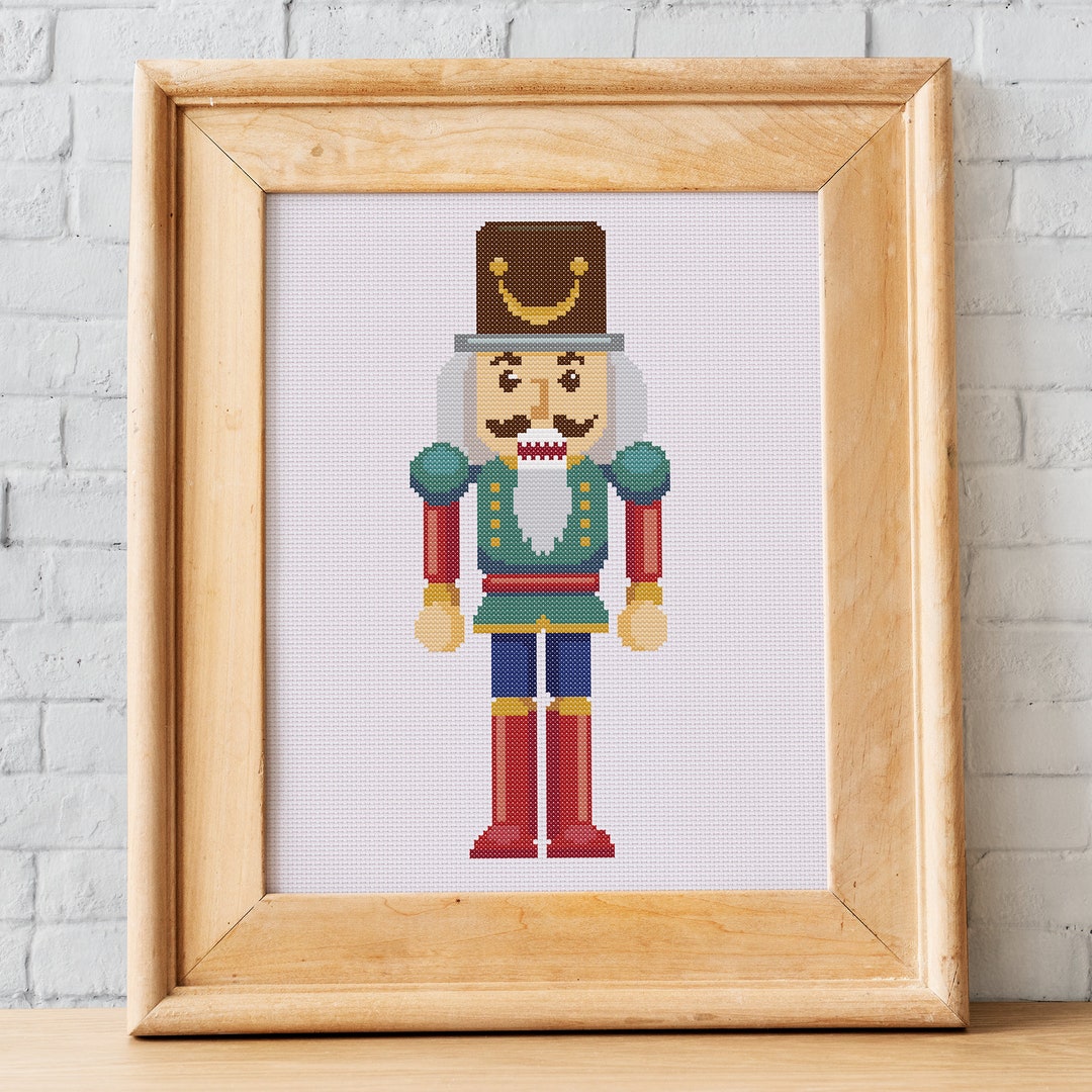Noel Nutcracker Festive Soldier Cross Stitch Pattern - Etsy