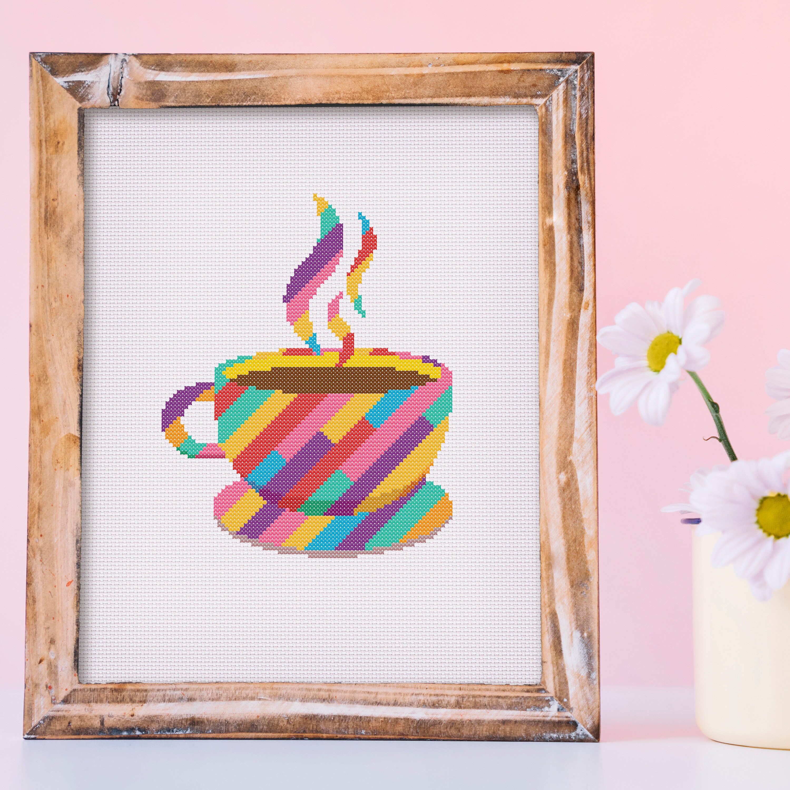Geometric Java Cross Stitch Pattern - Etsy