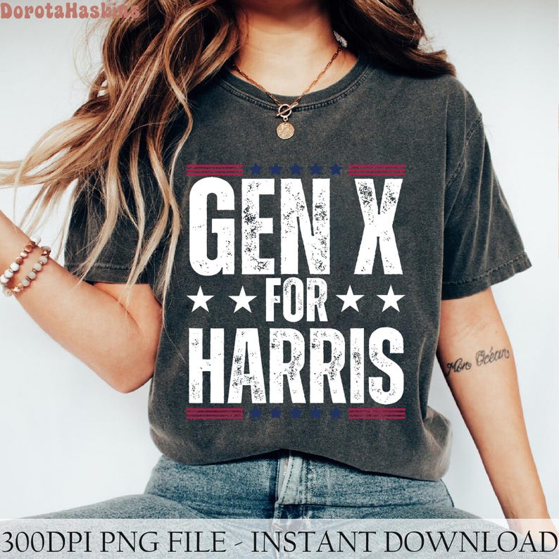 Gen X for Kamala Harris Png, Kamala Harris President PNG, Madam ...