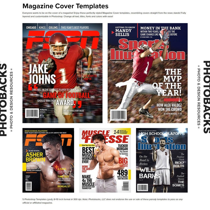 Football Magazine Cover - Etsy UK