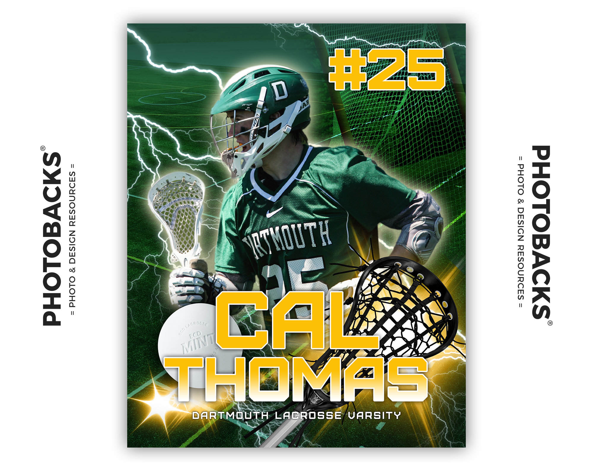 Photoshop Lacrosse Sports Poster Template From Photobacks Sports ...