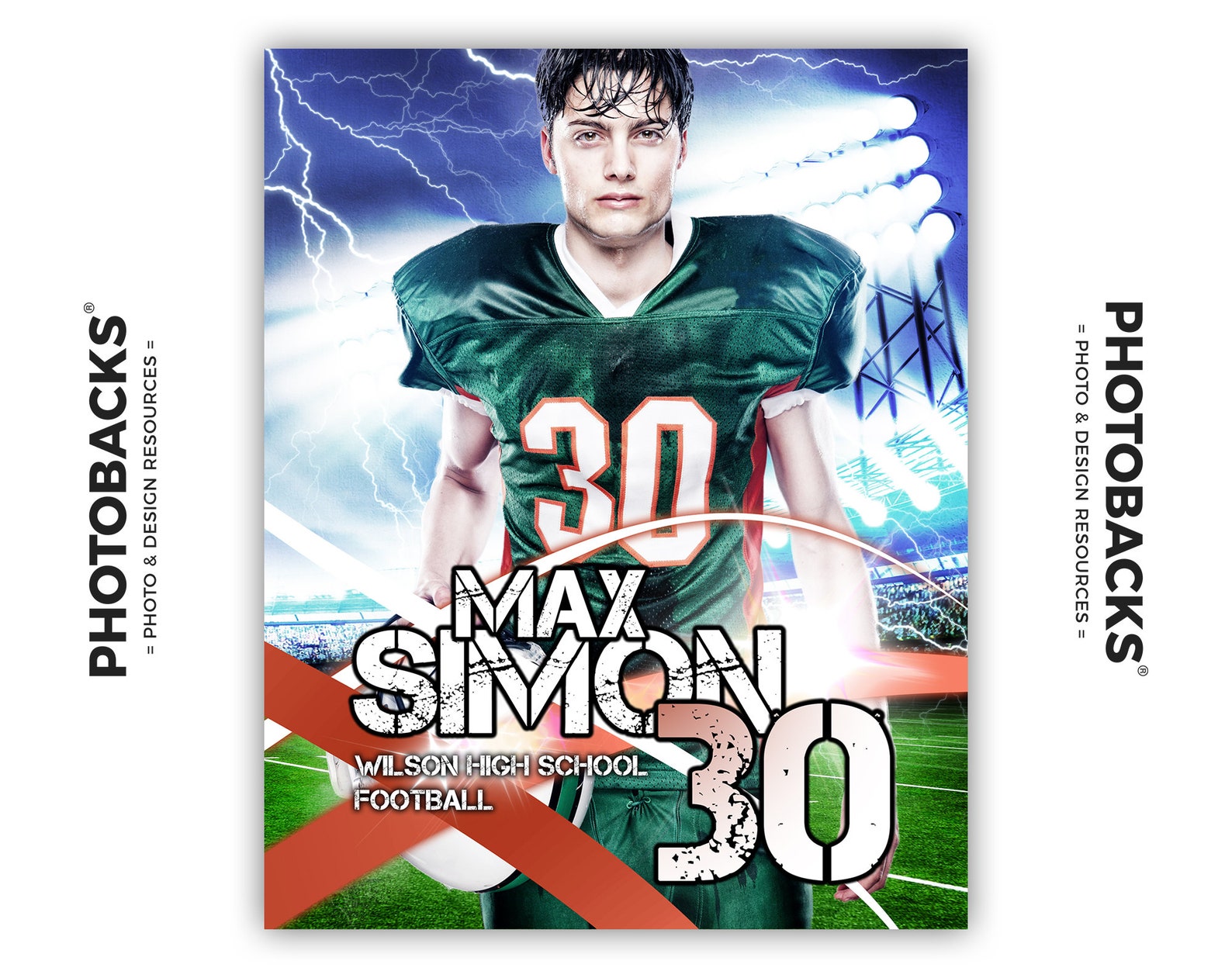Photoshop Football Sports Poster Template From Photobacks Sports ...