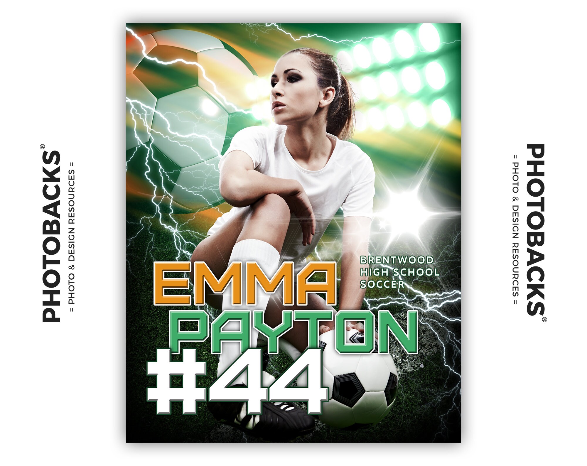 Photoshop Soccer Sports Poster Template From Photobacks Sports Package ...