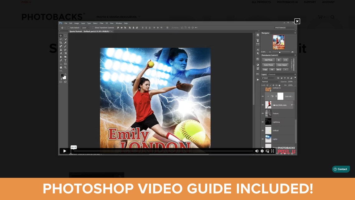 Photoshop Football Sports Poster Template From Photobacks Sports ...