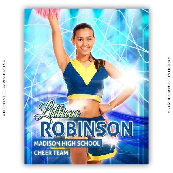 Cheerleading Banner Templates - Etsy