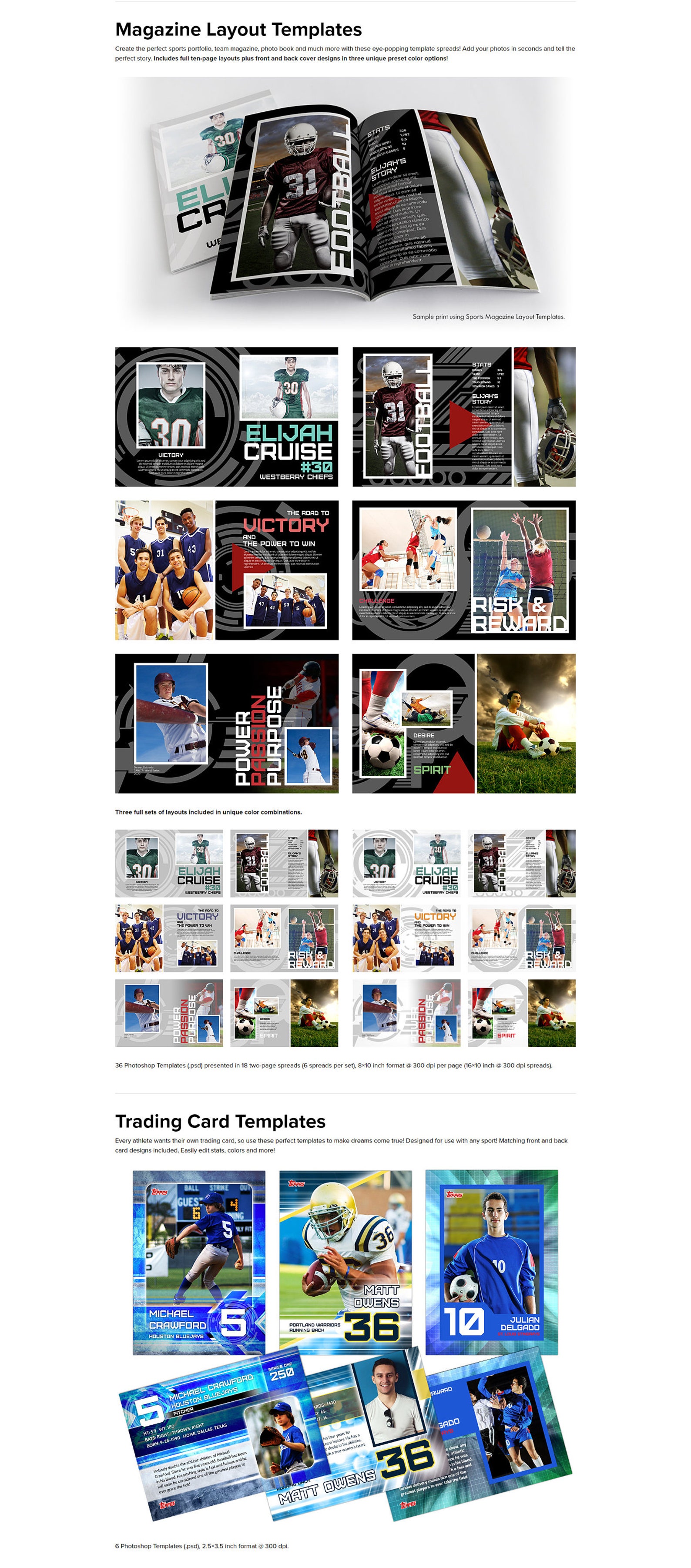 COMPLETE Sports Package 1 From Photobacks: HUNDREDS of Photoshop ...