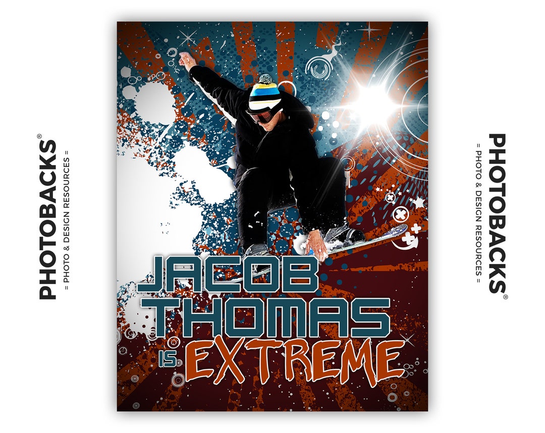 Photoshop Extreme Sports Poster Template From Photobacks Sports Package ...